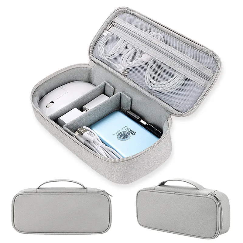 Waterproof Travel Cable Organizer Bag - Durable Cord Management Pouch ...