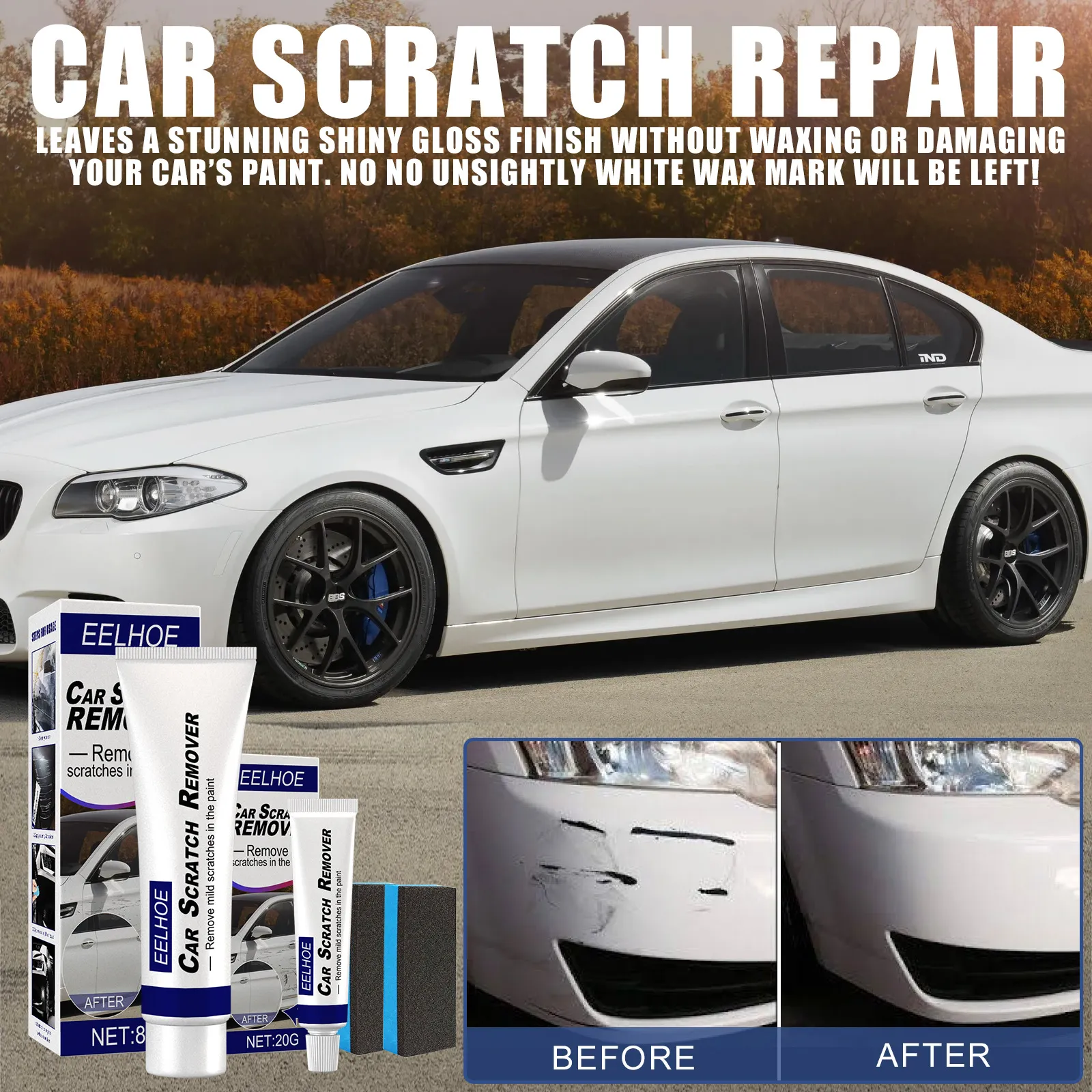 Universal Car Scratch Remover - Ultimate Paint Scratch Repair Kit with ...