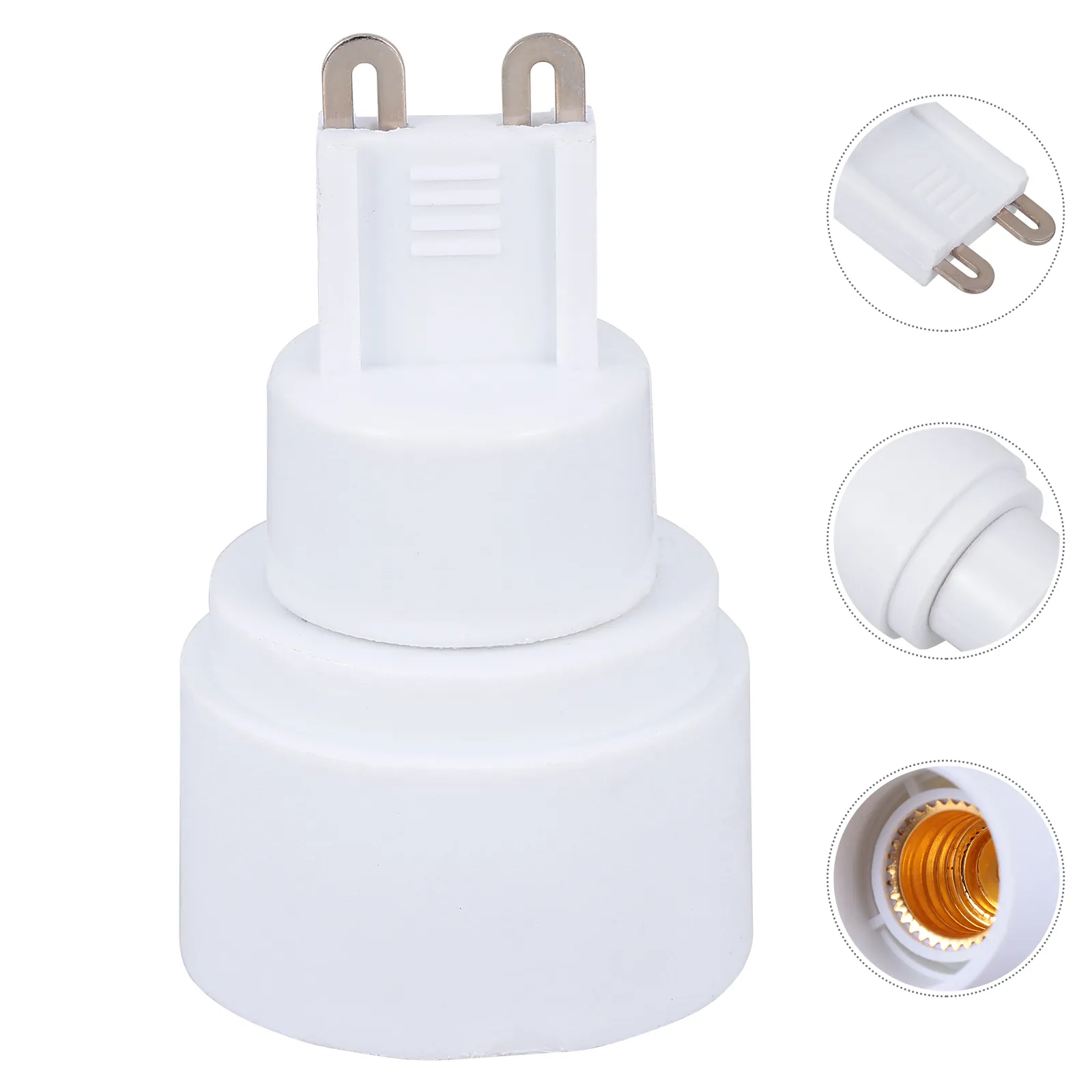 DHgate.com:Ceramic G9 to E14 Lamp Holder Adapter Converters for LED ...