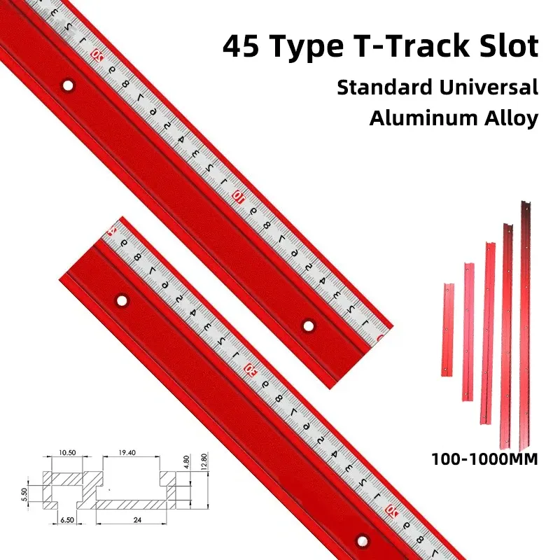 Universal T-track T-slot Miter Jig: Aluminum Alloy Miter Track Stop for ...