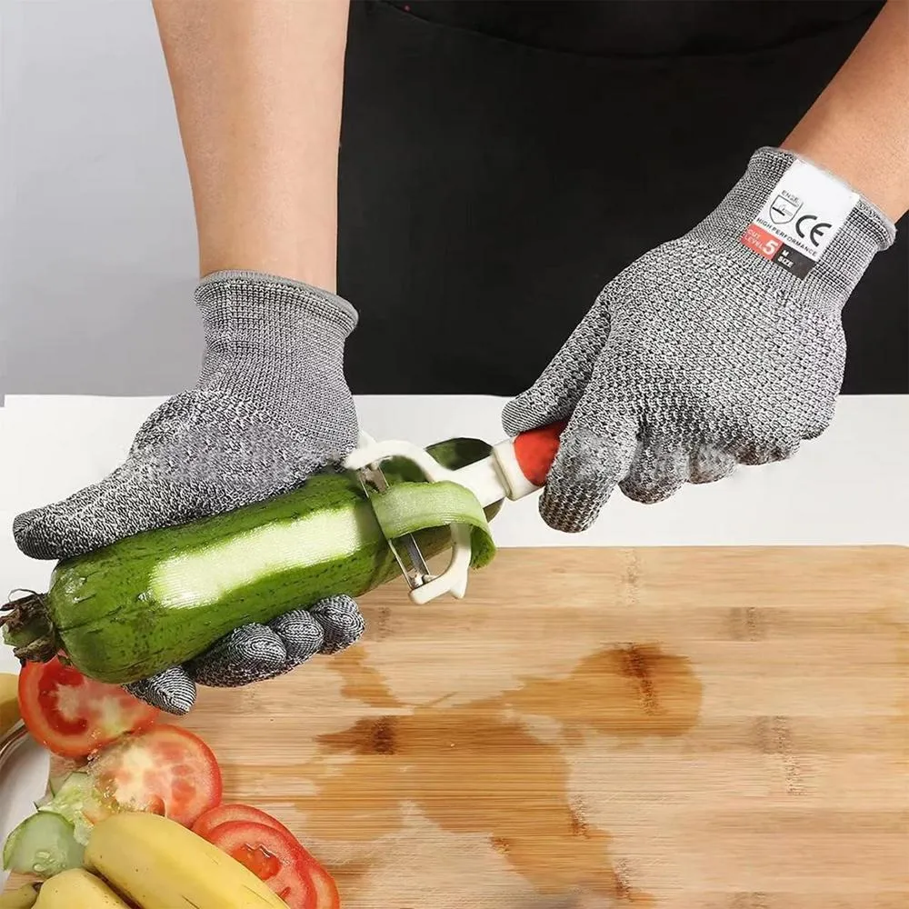 Cut Resistant Gloves, Cut Proof Protective Kitchen Safety Gloves ...