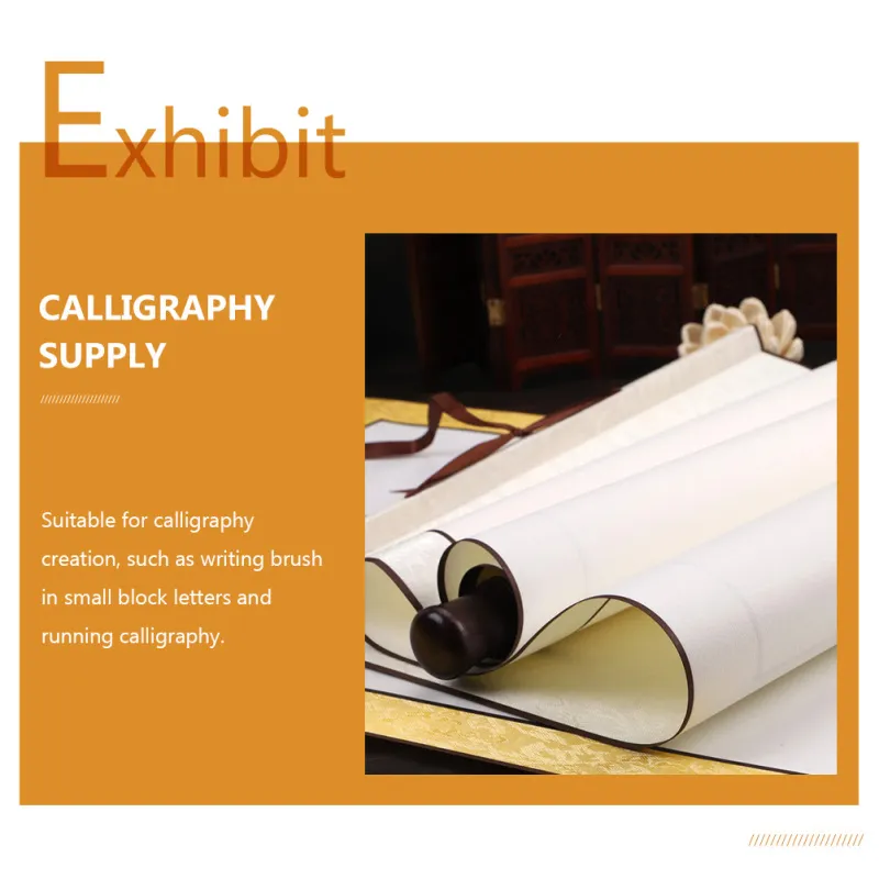 2024 Premium Paper Calligraphy Scroll Set: Blank Chinese Writing ...