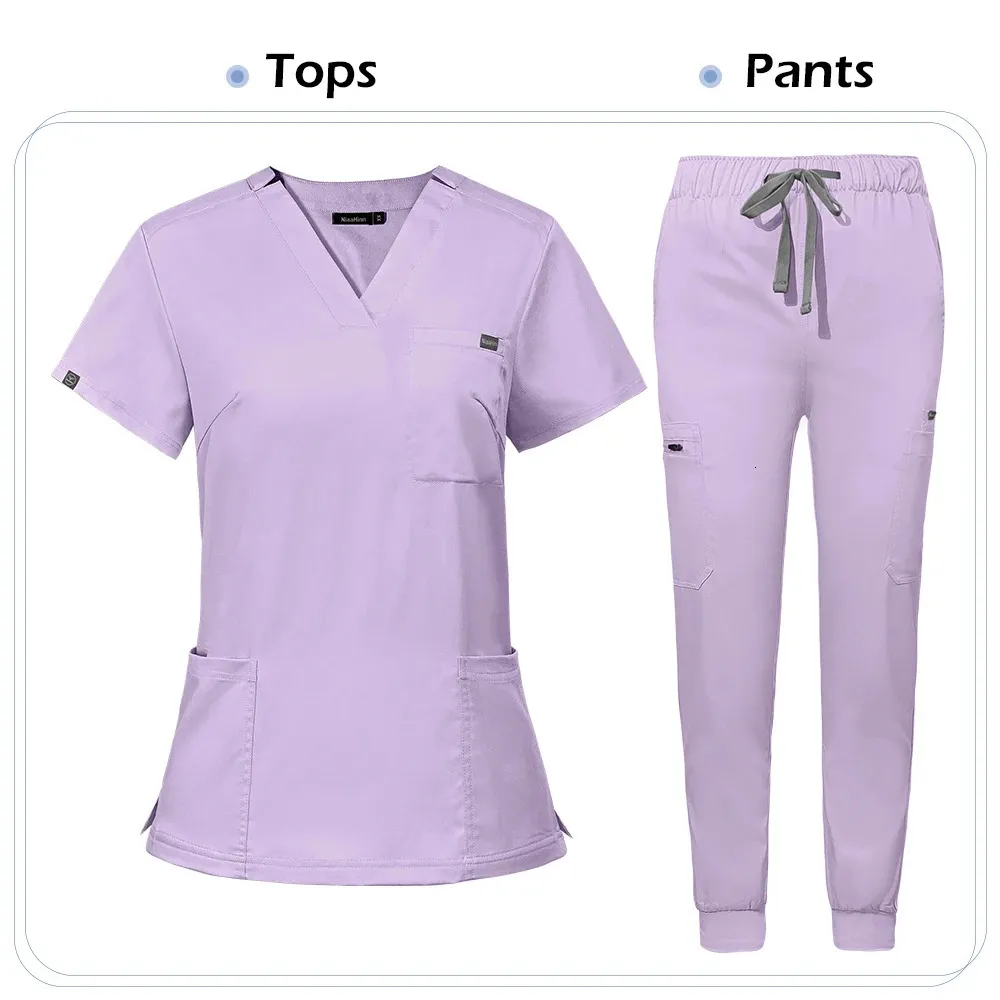 Scrub Sets Uniform for Women: Joggers, Accessories, Healthcare Uniforms ...