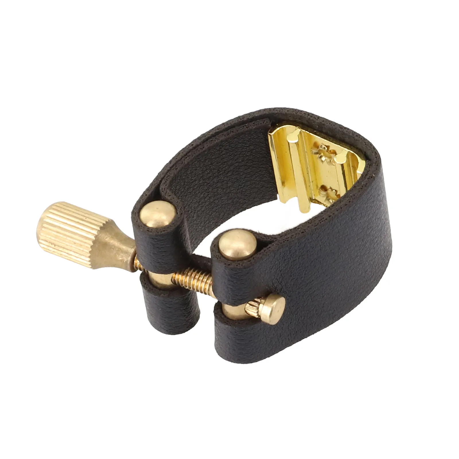 DHgate.com:PU Leather+Metal Alto Sax Saxophone Ligature Accessories ...