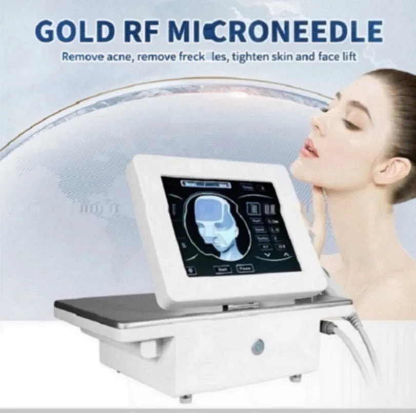 Gold Fractional Microneedling Beauty Machine For Skin Tightening And ...