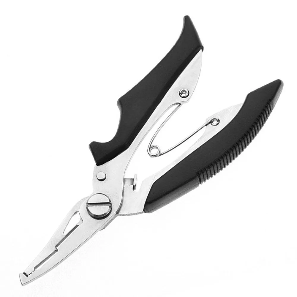 Split Ring Pliers Fishing Tool: Tackle Lure Pliers with Line Cutter and ...