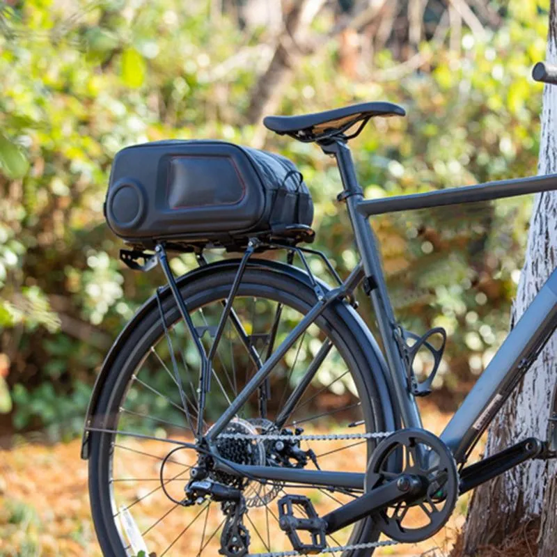 Bicycle Rear Bag Waterproof Cargo Organizer: Hard Shell Bike Tote Bag ...