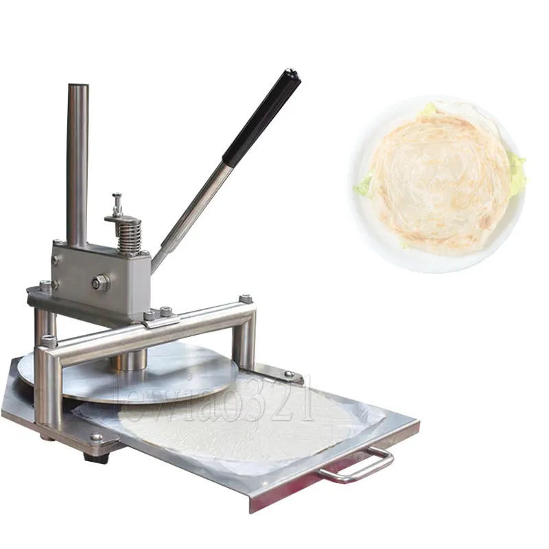 Flat Bread Flattening Machine/dough Sheet Pressing Machine/pizza