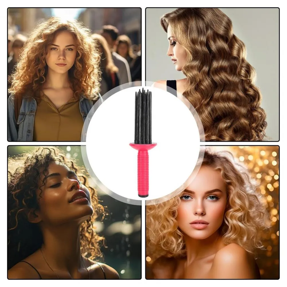 Curling Comb Set: 17-Teeth Comb for Voluminous Curly Hair | Styling ...
