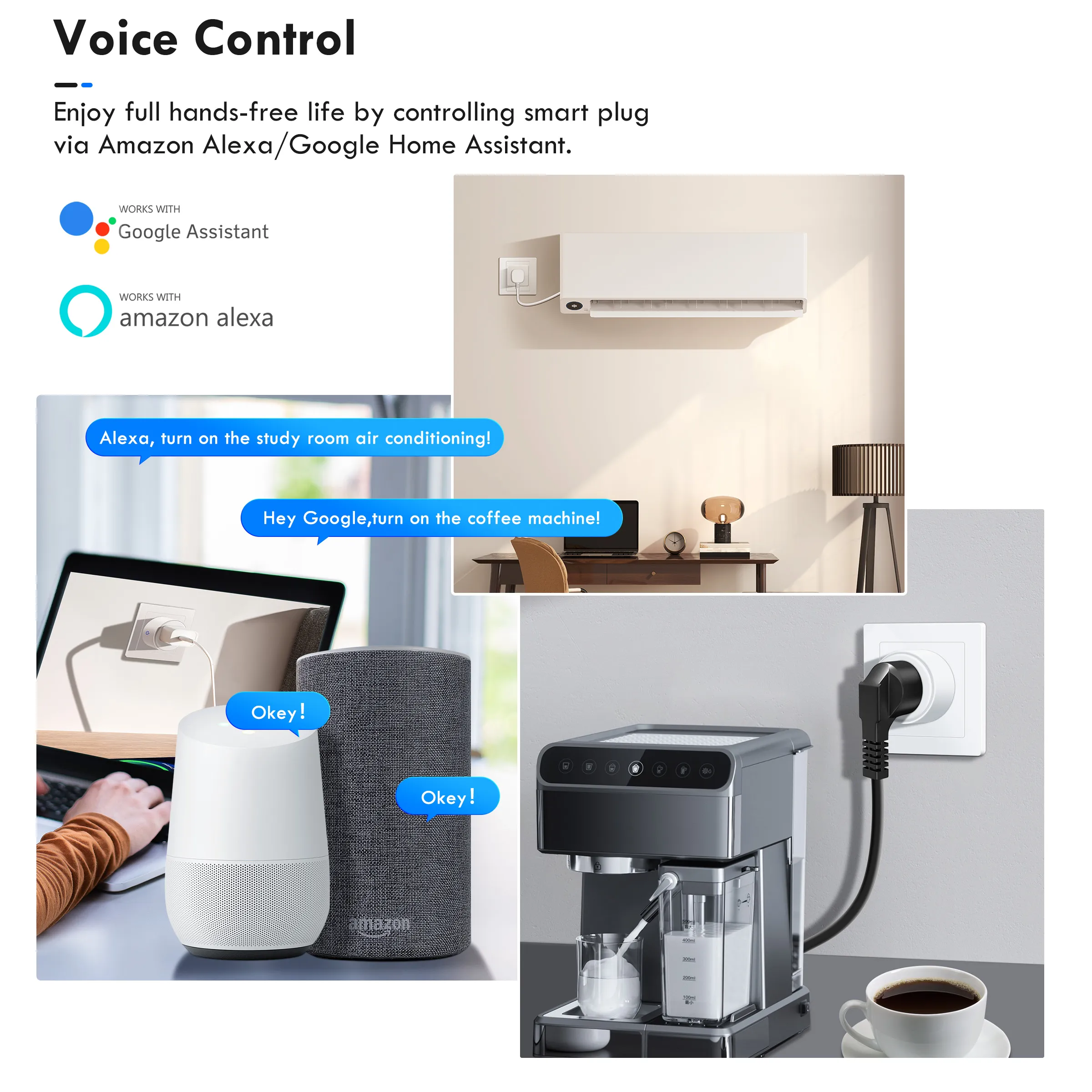 DHgate.com:Alexa Smart Plug UK - GIRIER WiFi Outlet Socket 16A with ...