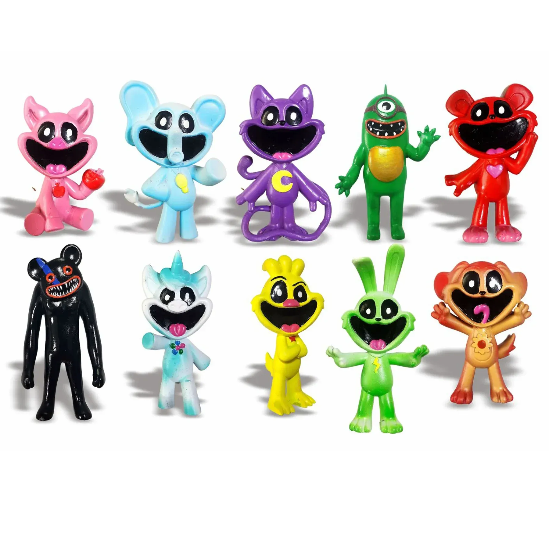 6 15cm Smiling Critters Figure Smiling Critters Cat Nap Dog Day Catnap ...