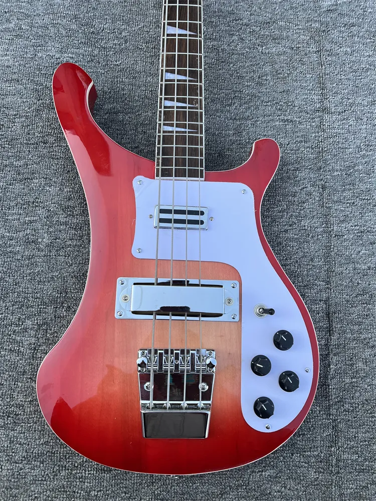 DHgate.com:Sunburst Electric Bass Guitar: 4-String Solid Wood Bass with ...