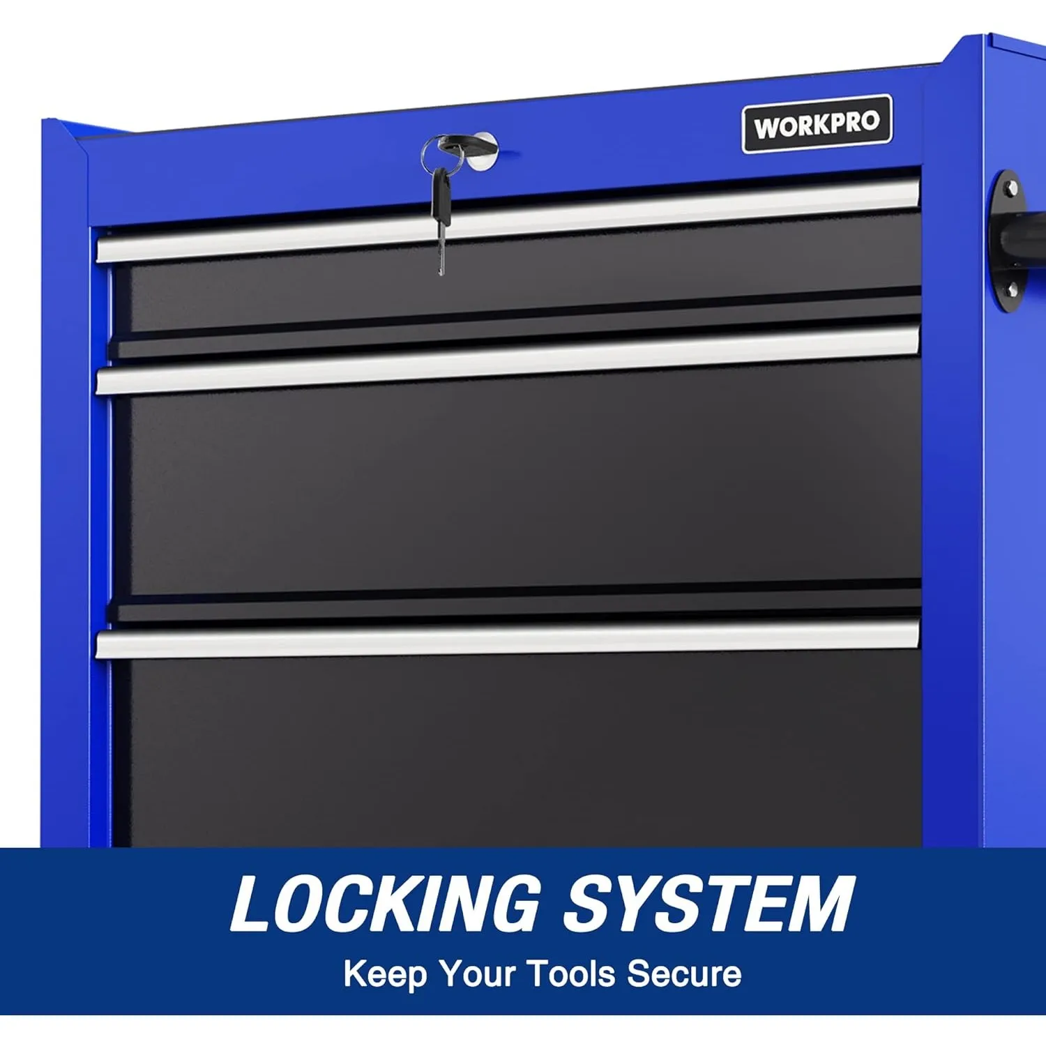 WORKPRO 4-Drawer 26-Inch Rolling Metal Tool Chest with Locking System ...