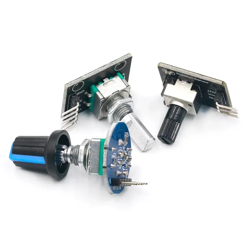 Optimized Product Title 360° Rotary Encoder Module For Arduino Ky 040 Rv09 With Ec11 Knob End