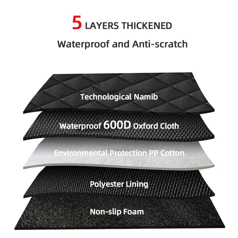 Pet Hammock Car Seat Cover: Waterproof, Non-Slip, Universal Dog Seat ...