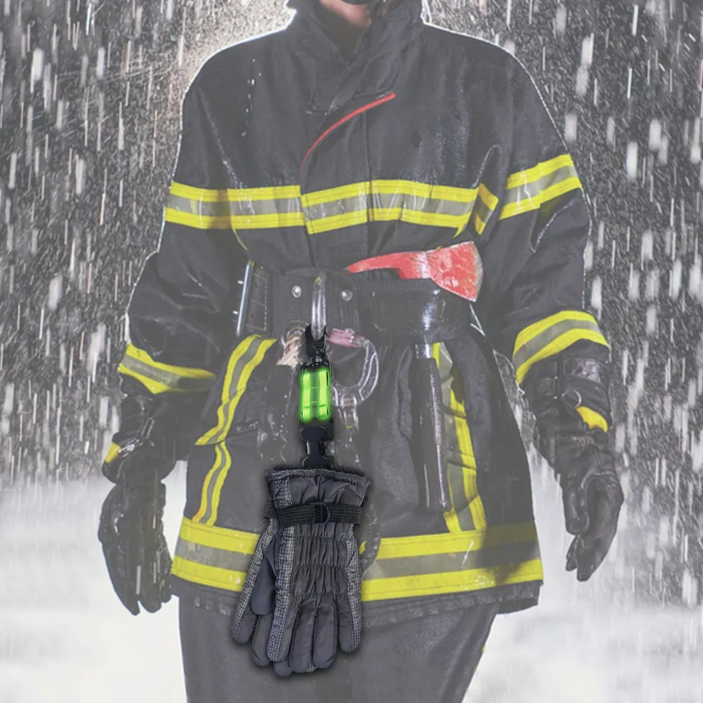 Firefighter Glove Clips with Reflective Trim - Durable Safety Glove ...