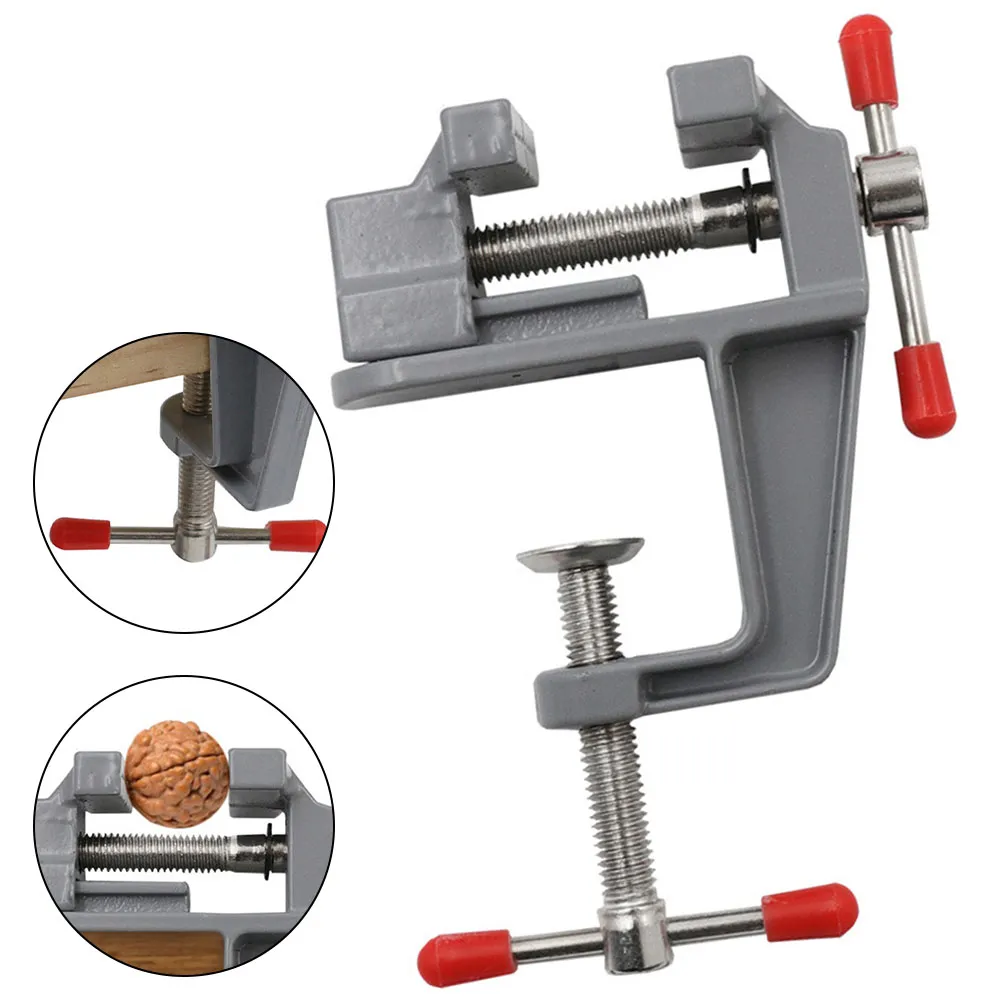 Mini Bench Vise Aluminum Woodworking Clamp Flat Pliers Tool Vice for ...