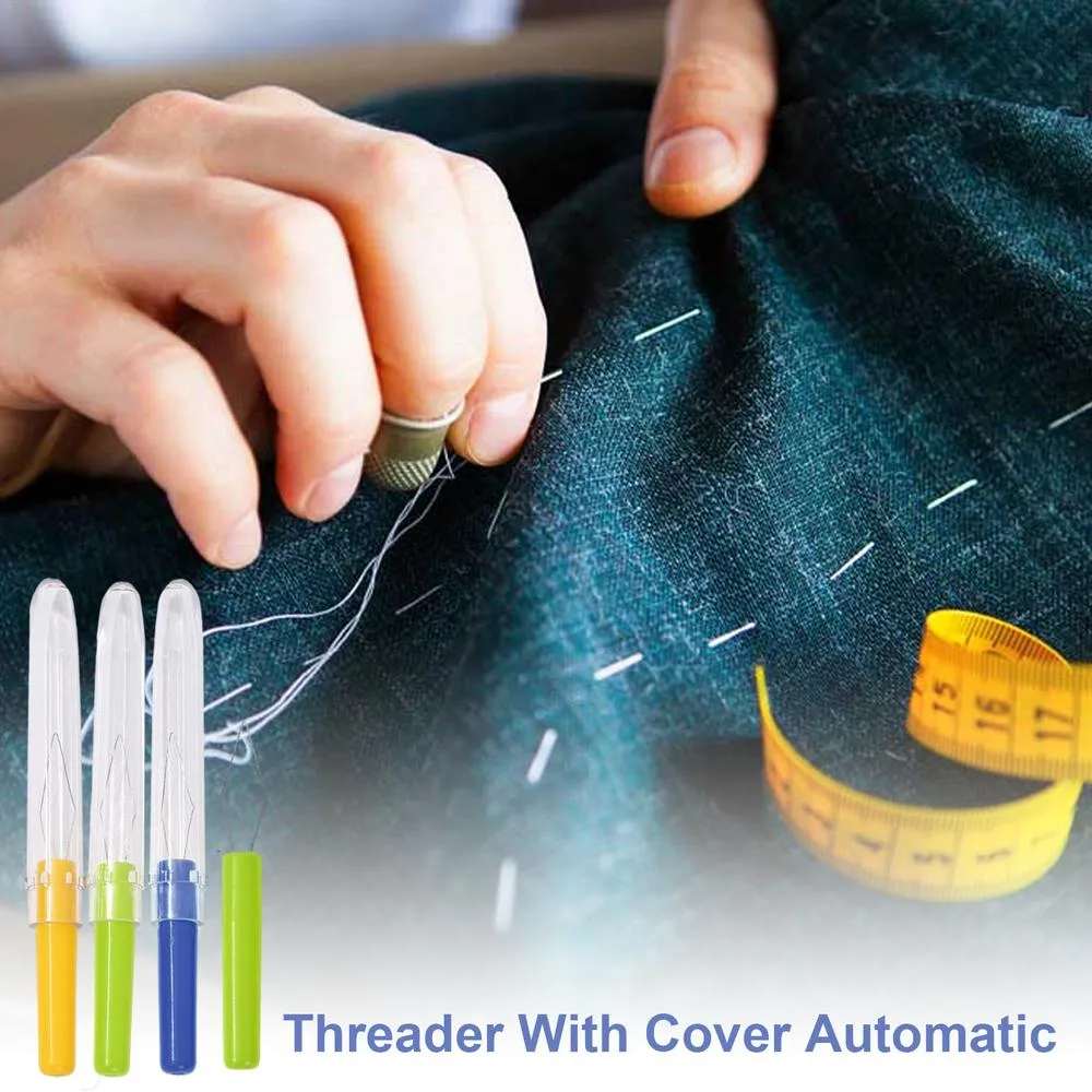 Needle Threader Tool Set Wire Pulling Hook, Automatic Sewing Needle ...