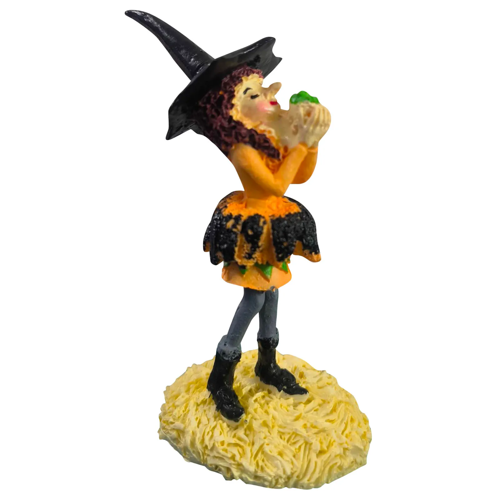 DHgate.com:Bewitching Resin Witch Doll Decor: Handmade Halloween Home ...