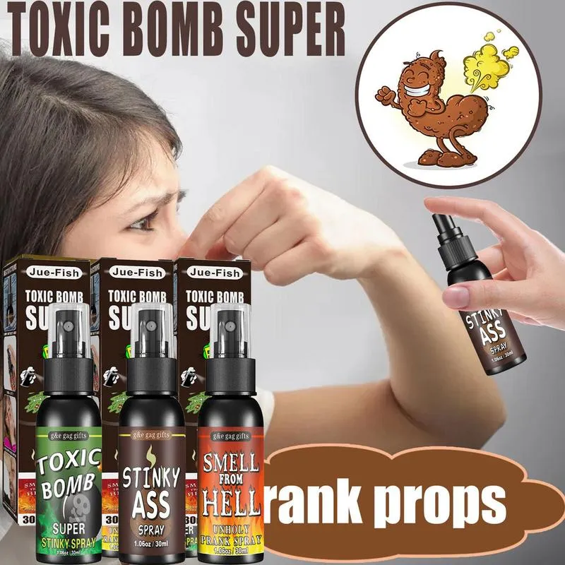 Fart Spray Extra Strong Stinky Prank Fart Spray Toy Portable Stinky ...