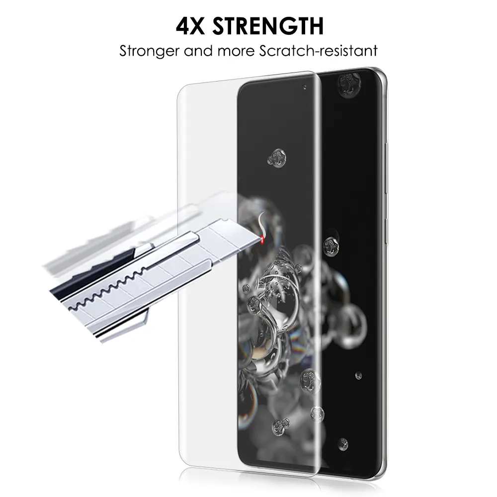 UV Tempered Glass Screen Protector for Samsung Galaxy S20 Ultra, S20 ...