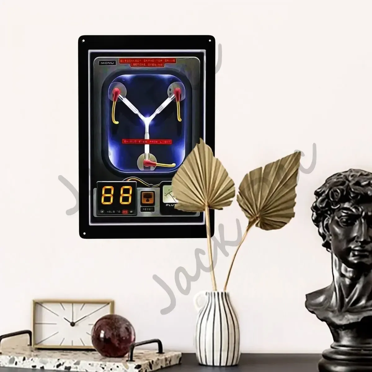 Vintage Metal Signs, Decorative Time Machine Metal Sign, Novelty Wall ...