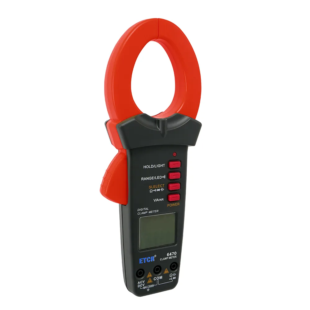 Small Digital Earth Clamp Meter digital multimeter - 2000V 2000A, True ...