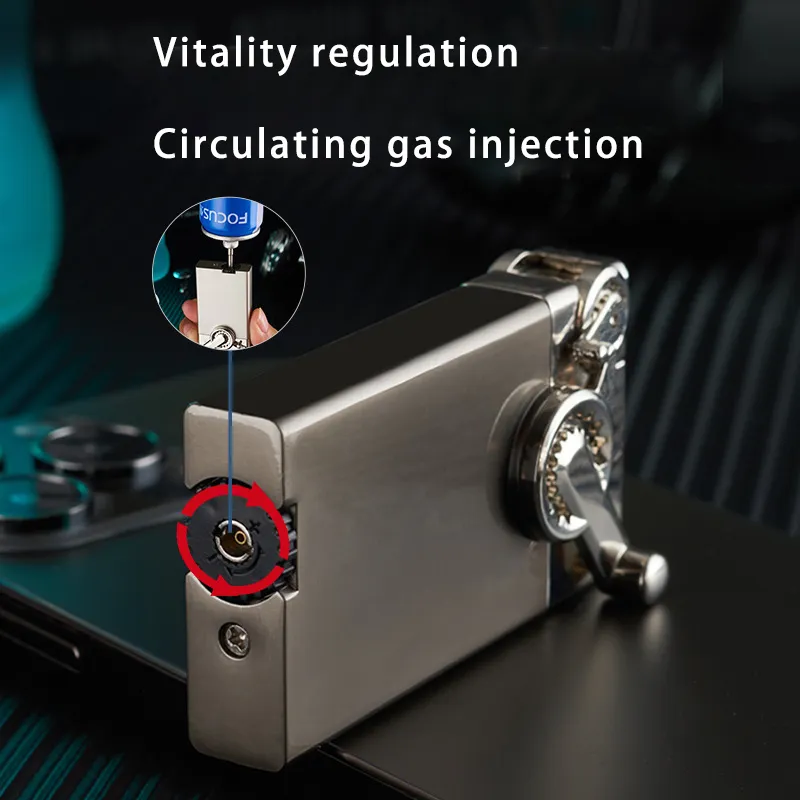 Mini Butane Torch Lighter Keychain - Ultra Thin Flip Cap Design ...