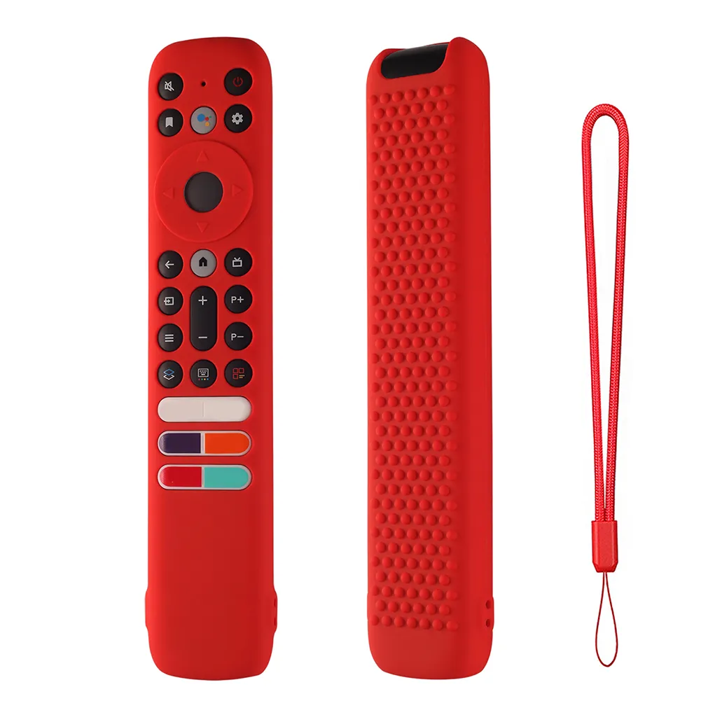 2024Silicone Shockproof TCL Remote Cover Case with Lanyard for TCL ...
