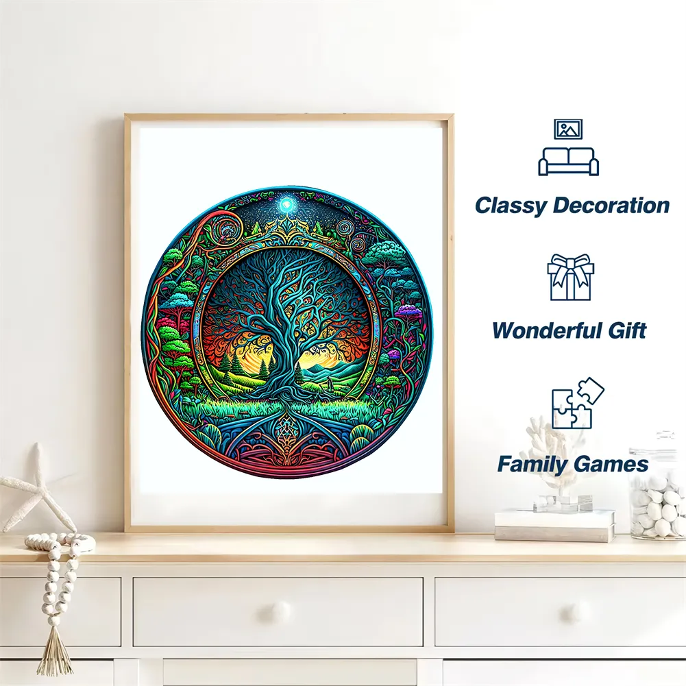 Wooden Animal Jigsaw Puzzles 3D Puzzle DIY Crafts for Adults and Kids ...