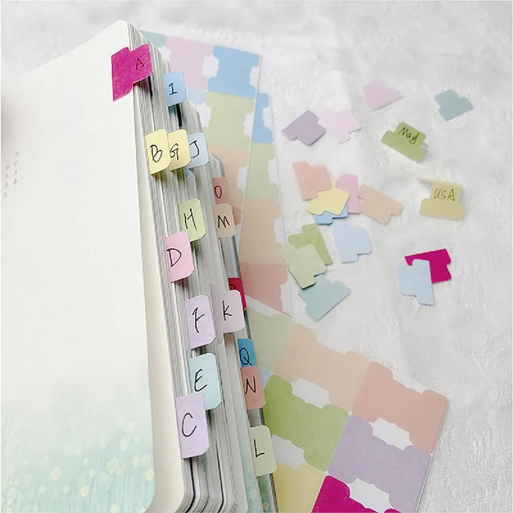 5 Sheets Bible Tabs, PVC Sticky Index Label, Bible Tab Index Labels ...