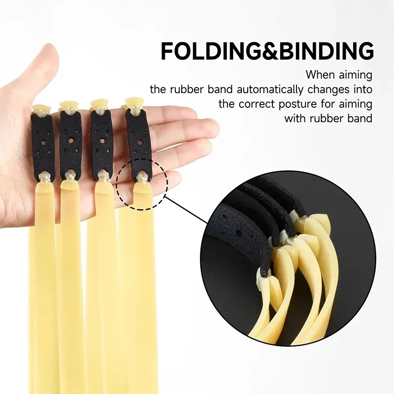 2mm High Elastic Rubber Replacement Slingshot Bands for Powerful ...