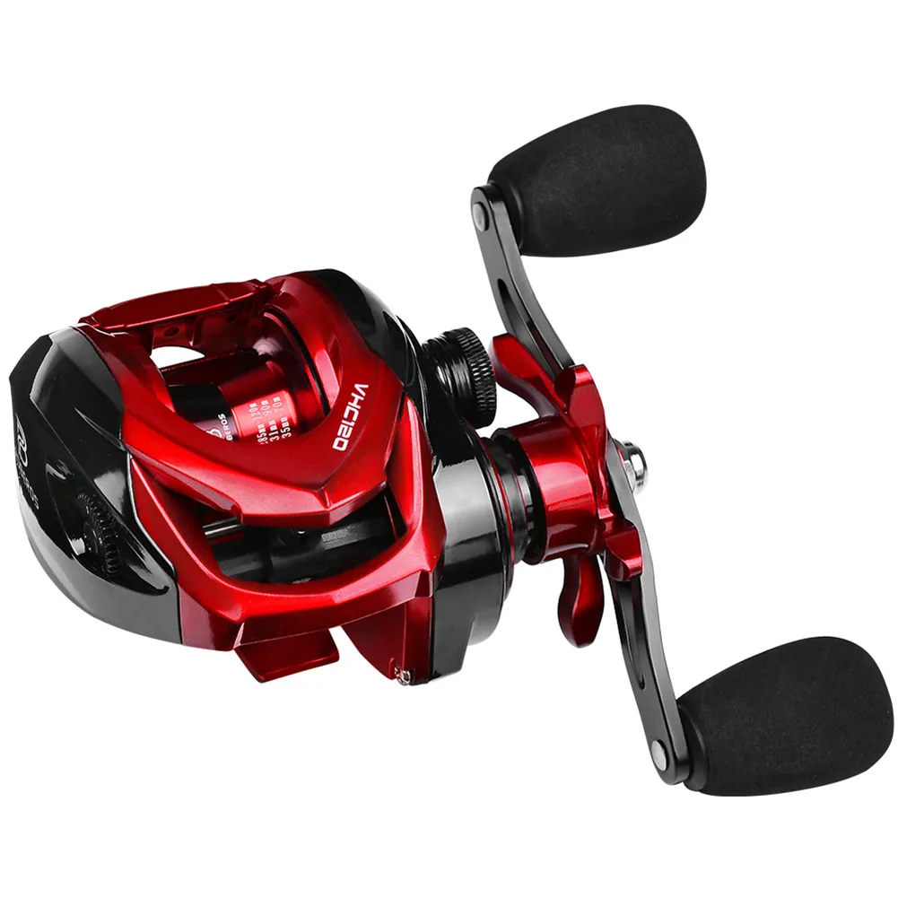 Large Fishing Reel High Speed Baitcasting Reel With 7.2:1 Gear Ratio Durable Trolling Reel With ...