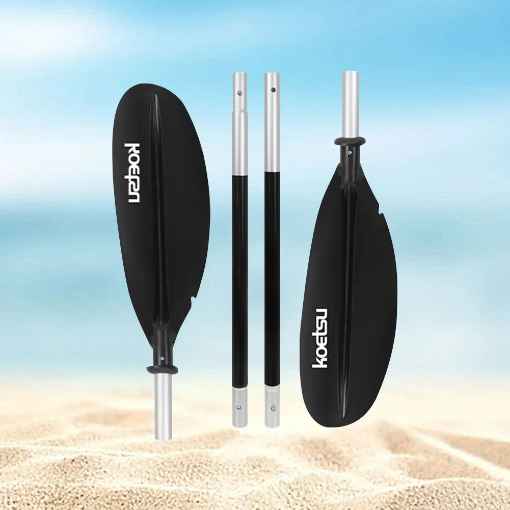 4-Piece Aluminum Alloy Double-Head Kayak Paddle for Stand Up ...