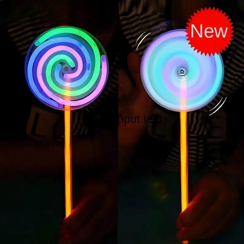 Lollipop Glow Stick Set: Glowing Rotating Windmill Party Concert Stage ...