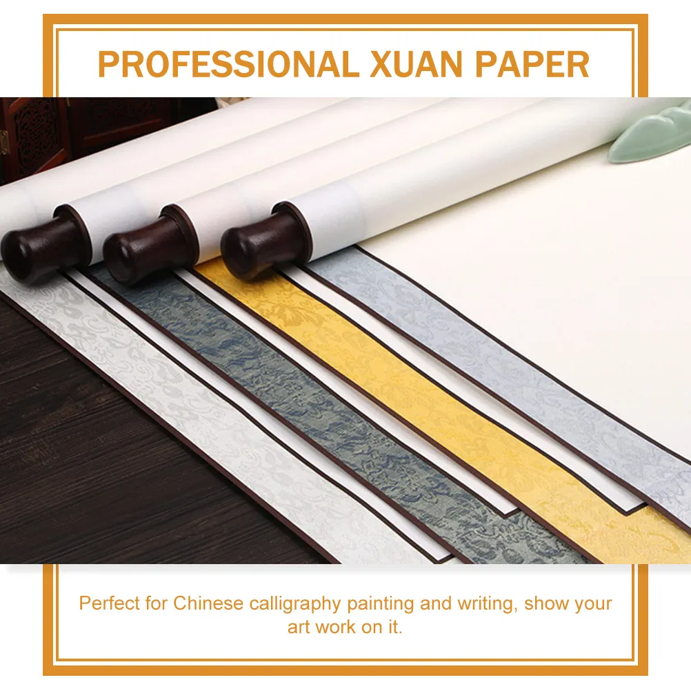 2024 Premium Paper Calligraphy Scroll Set: Blank Chinese Writing ...
