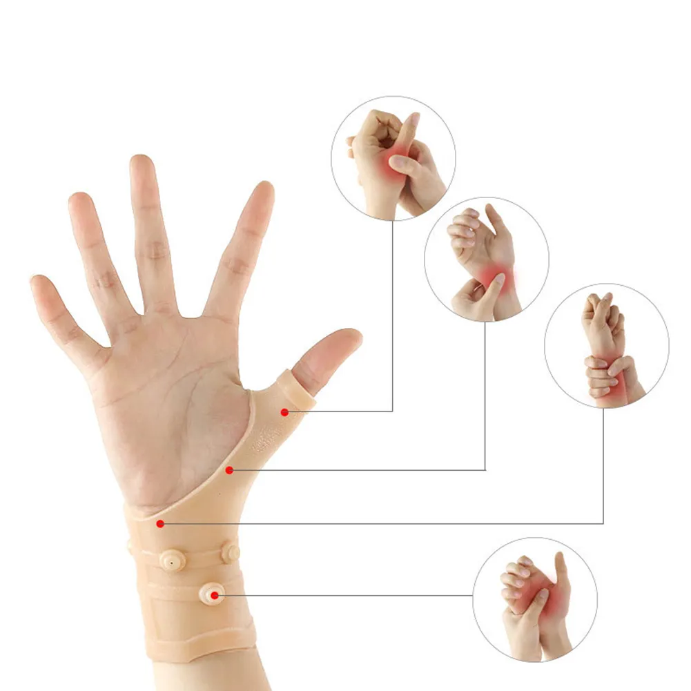 SEBS Magnetic Therapy Wrist Braces Flexible Hand Support for Left and ...