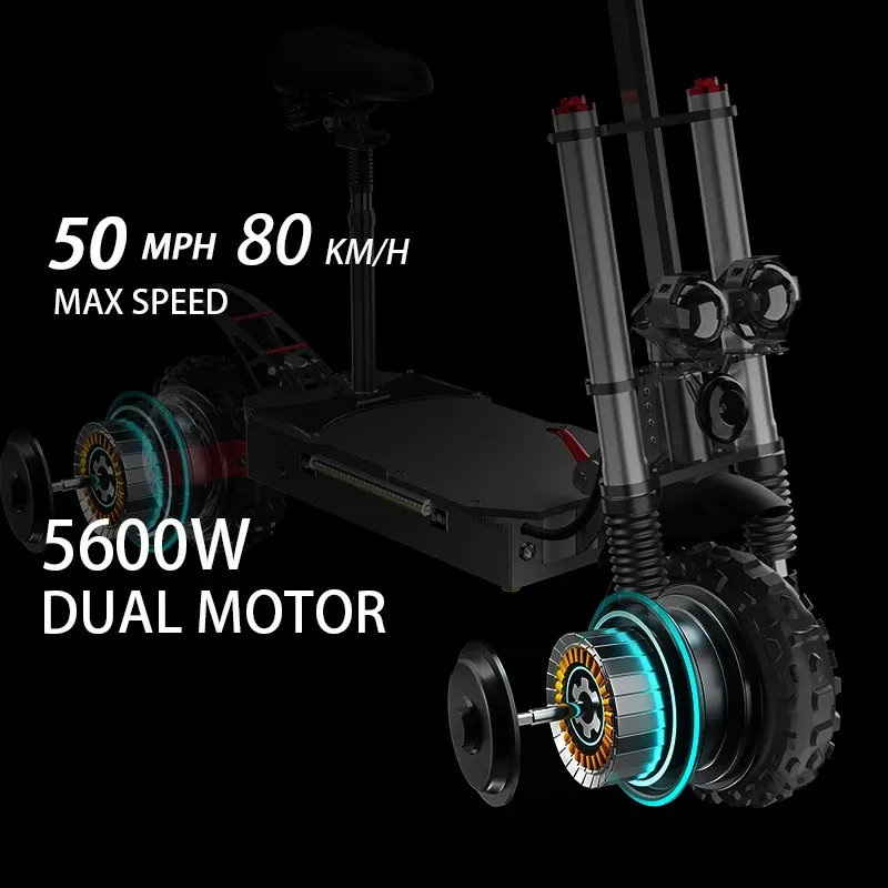 DHgate.com:️85KM/H X60 Adult Electric Scooter, 5600W Dual Motor ...