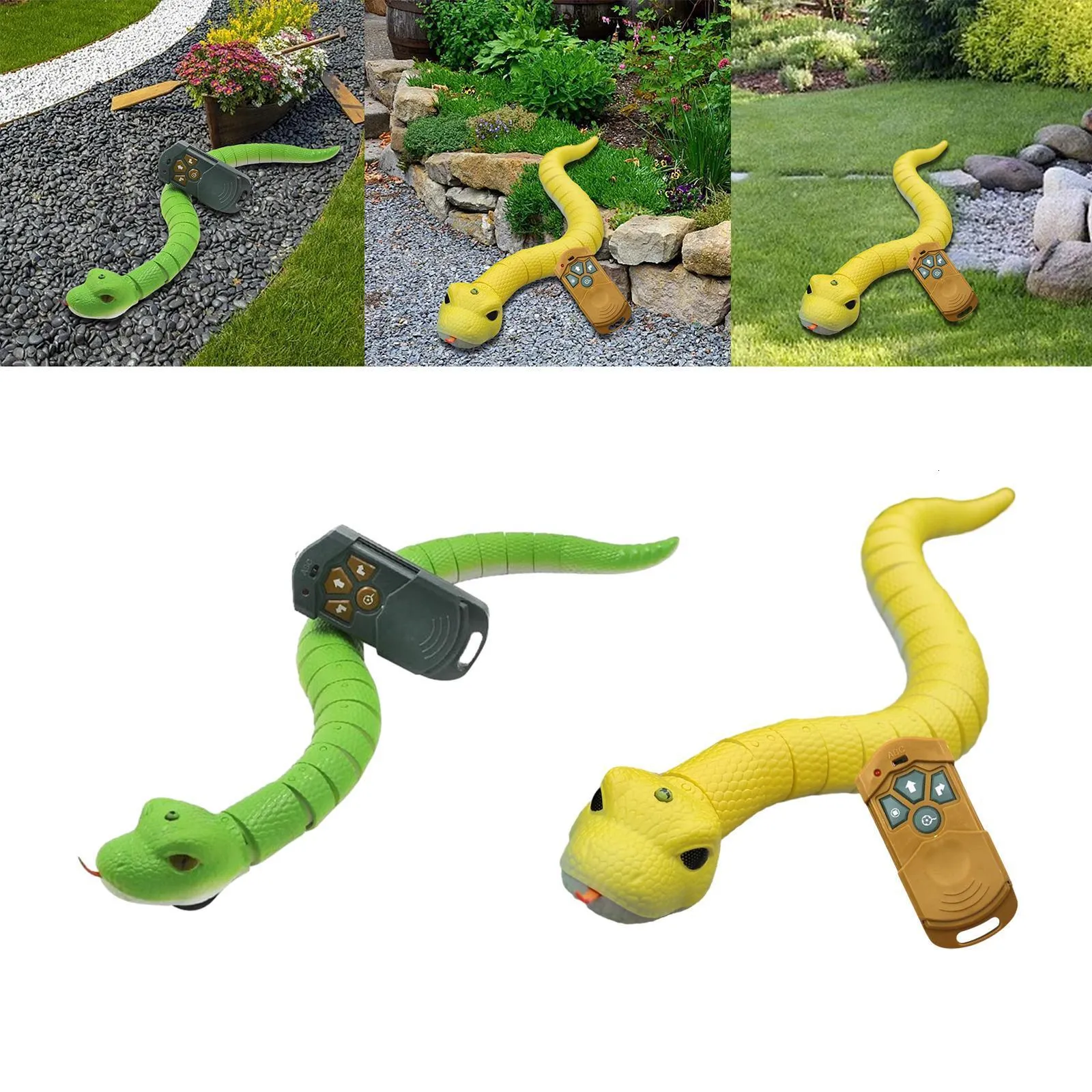 RC Remote Control Snakes Toy, Realistic Moving Snake,... From Deng08 ...