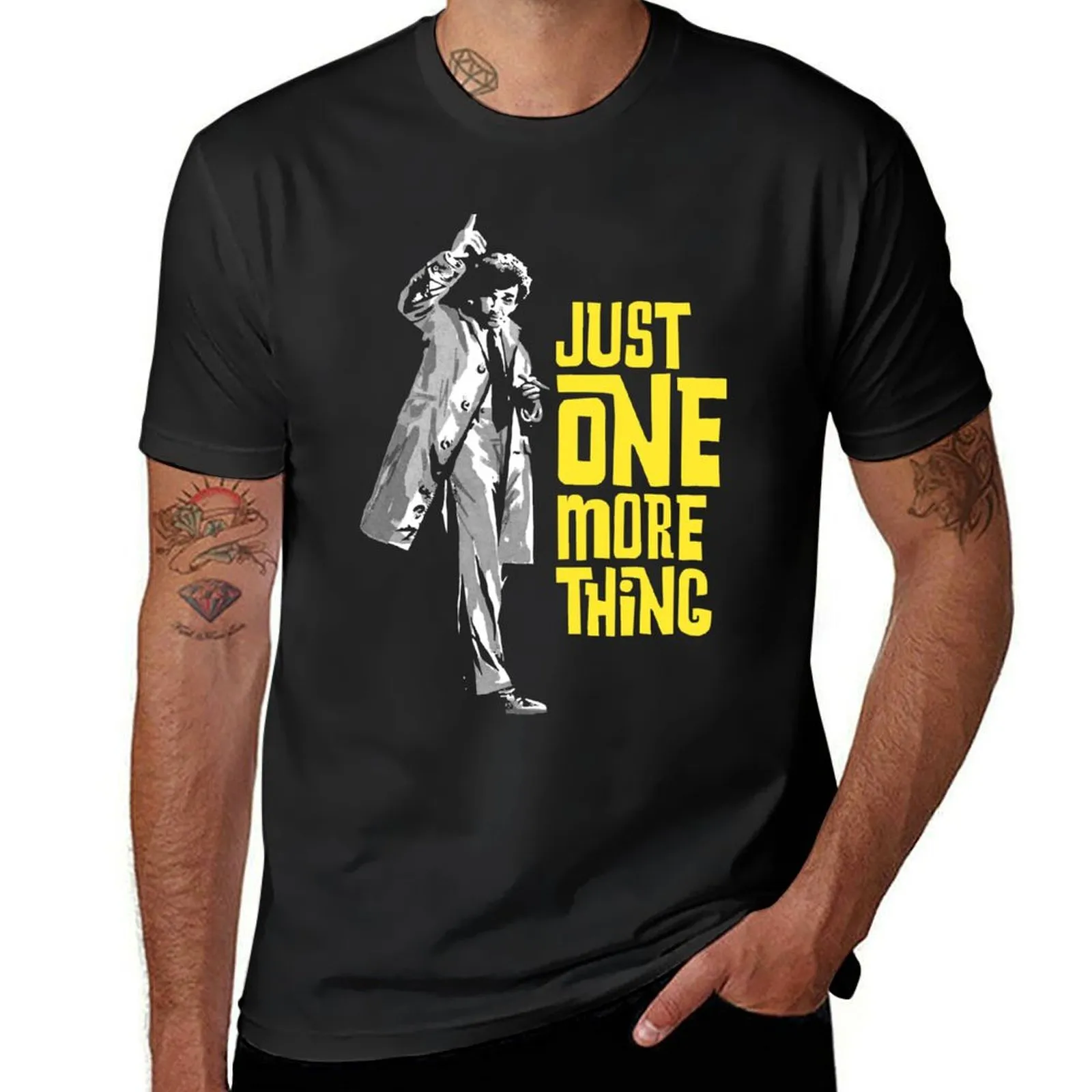 Columbo: Just One More Thing - Men's Graphic Tee | Premium Cotton Blend ...
