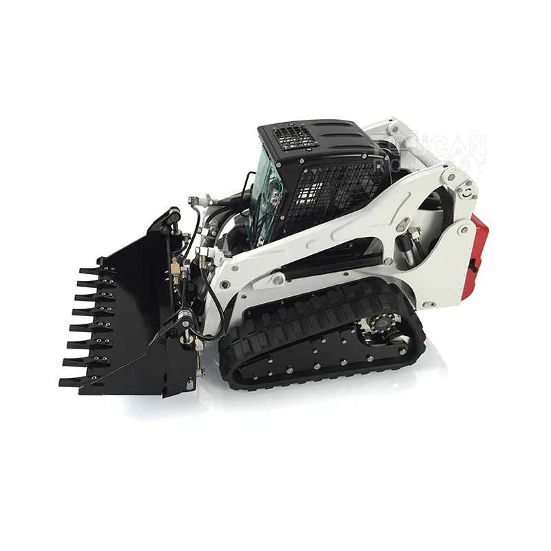 RC Military Truck Style 1/14 Scale Hydraulic Tracked Loader, Remote ...