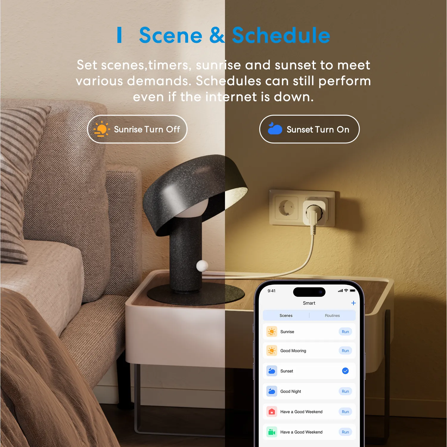 Meross Smart Plug 16A EU WiFi Smart Socket Power Outlet with Energy ...