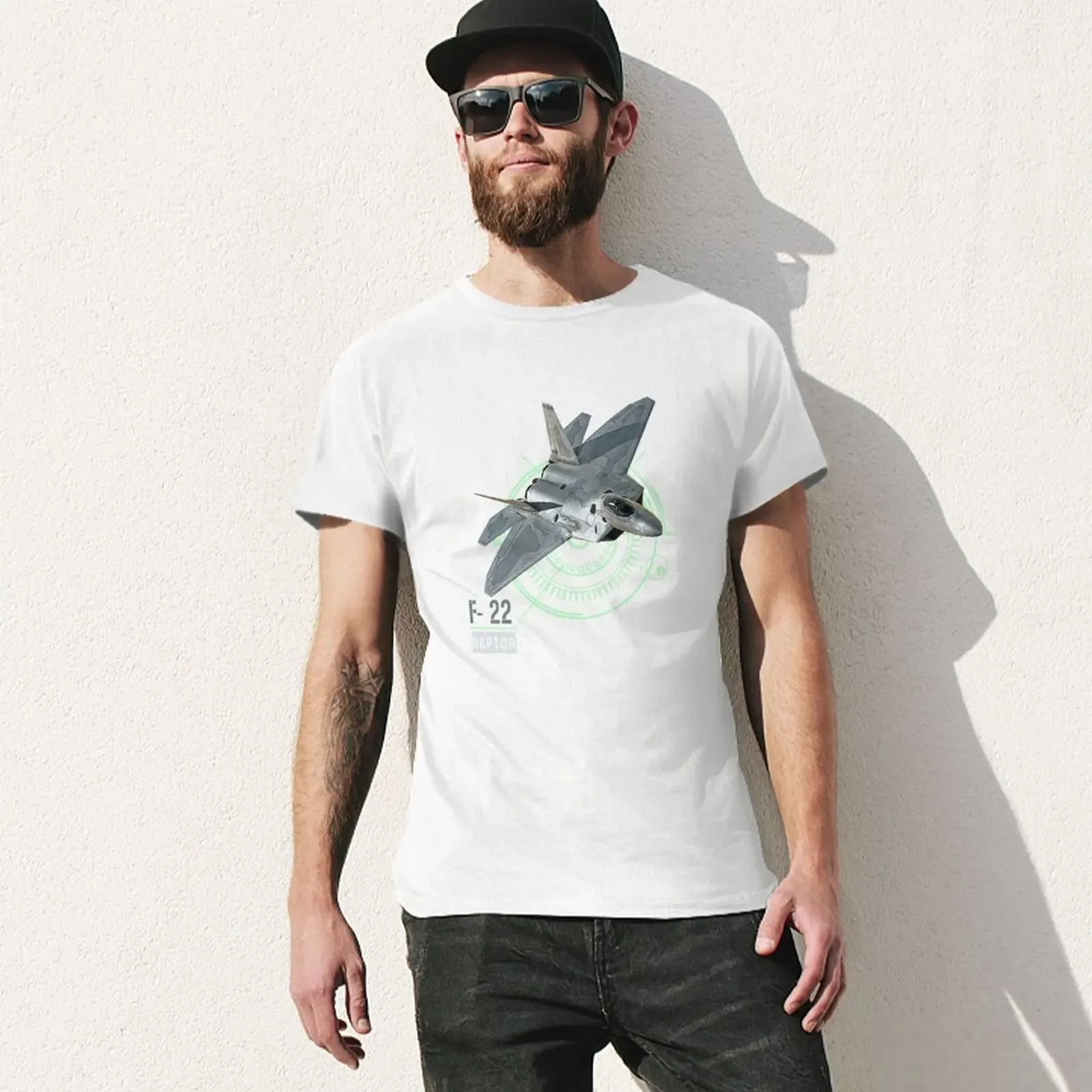 F-22 Raptor Air Force T-Shirt Oversized Mens Casual Top from Dhgate ...
