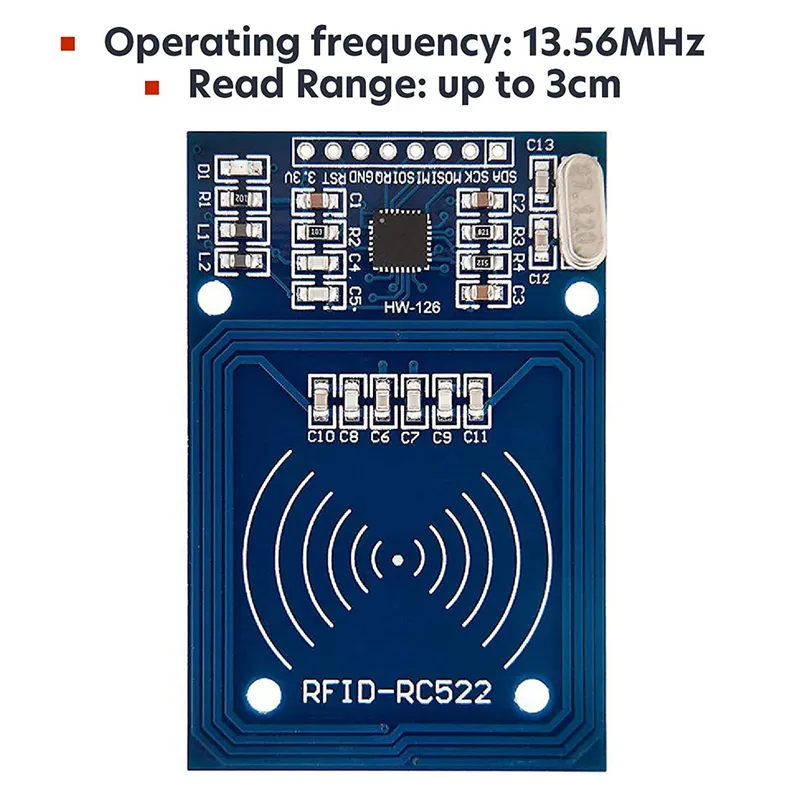 RFID RC522 Kit w/ Reader, Chip, Card - SPI - Arduino/Raspberry Pi ...