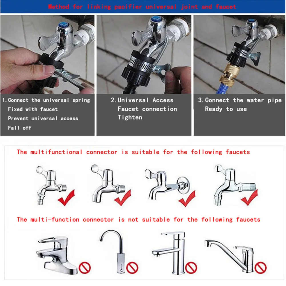 DHgate.com:Garden Hose Quick-Connect Fitting Set: Durable Brass ...