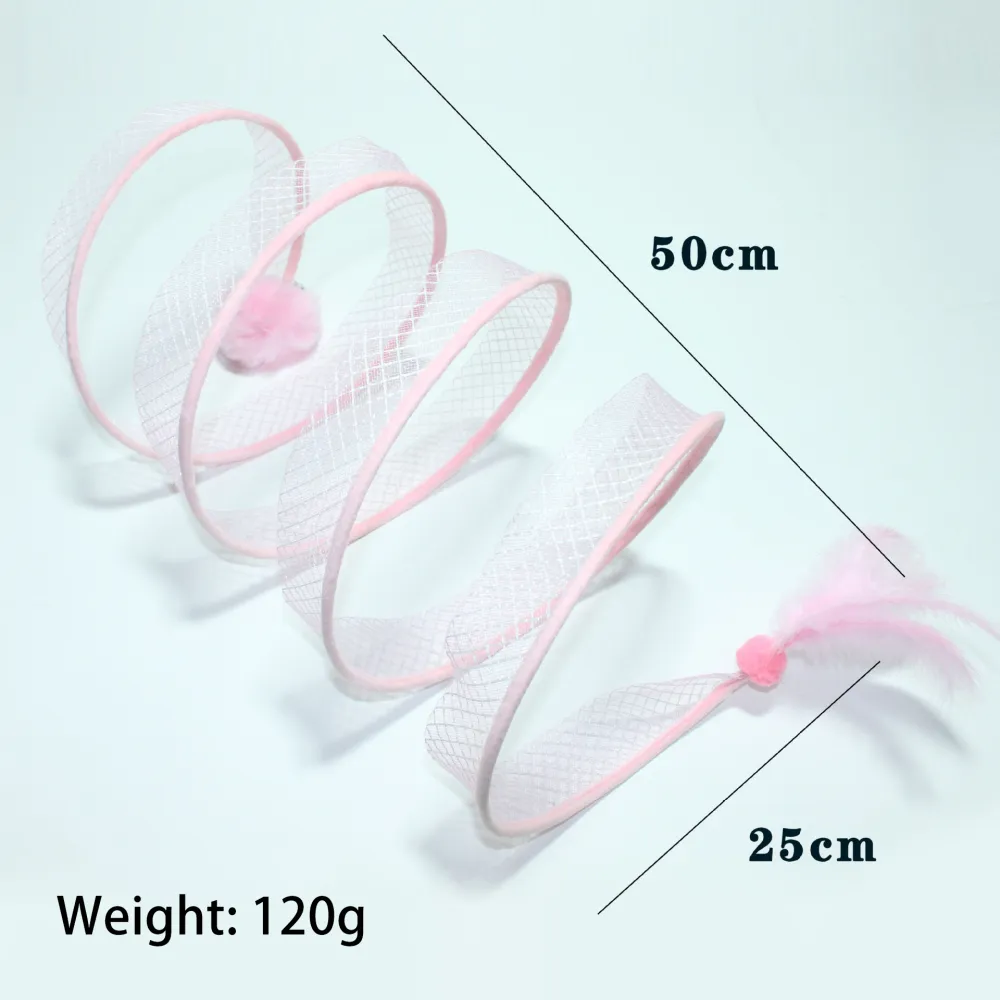 DHgate.com:Cat Tunnel Teaser Toy Set: Foldable Fun, Intelligence Tracks ...