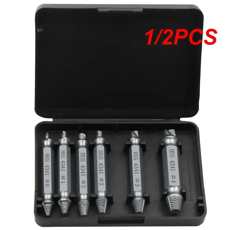 1/Bolt Extractor Drill Bit Kit Durable Steel Screw Extractor for Broken ...