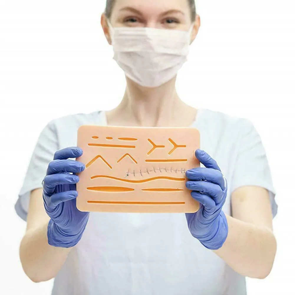 DHgate.com:Reusable Suture Practice Skin Mat: Lifelike Wound for ...