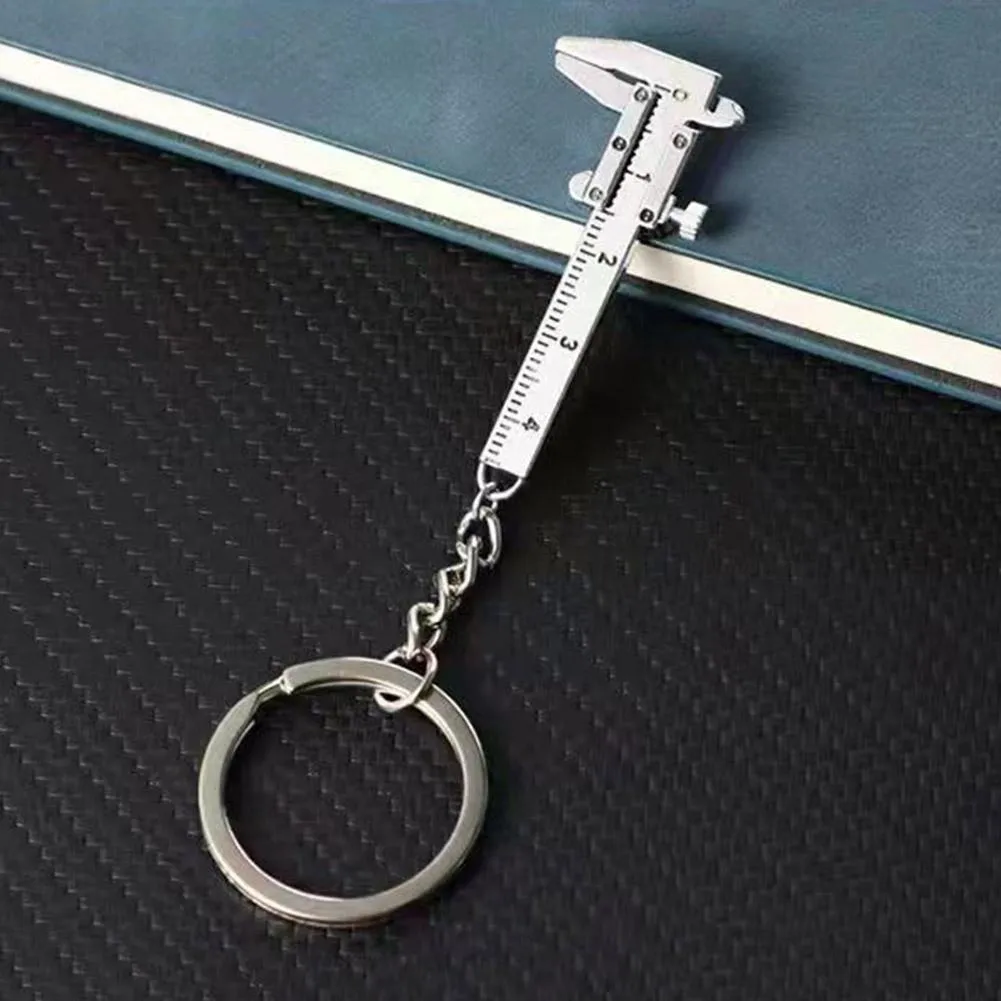 Mini Jewelry Caliper Pendant in Silver: Portable Calipers Keychain for ...