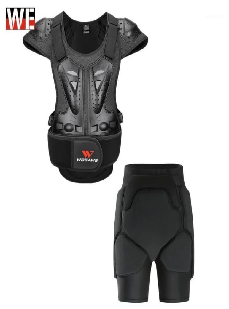 Armor Bike Wosawe Motorcycle Body Armor Suit Motorcycle Jacket+Hip ...